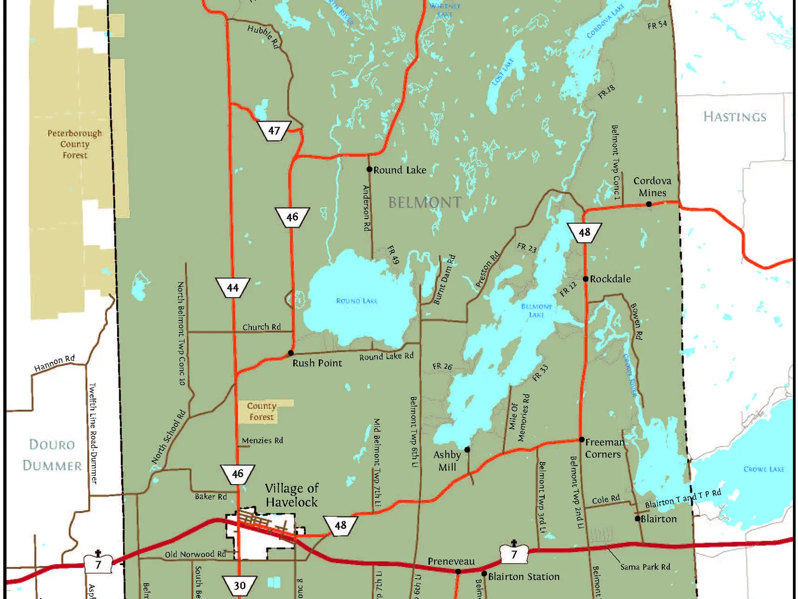 Ward Maps | Township of Havelock Belmont Methuen